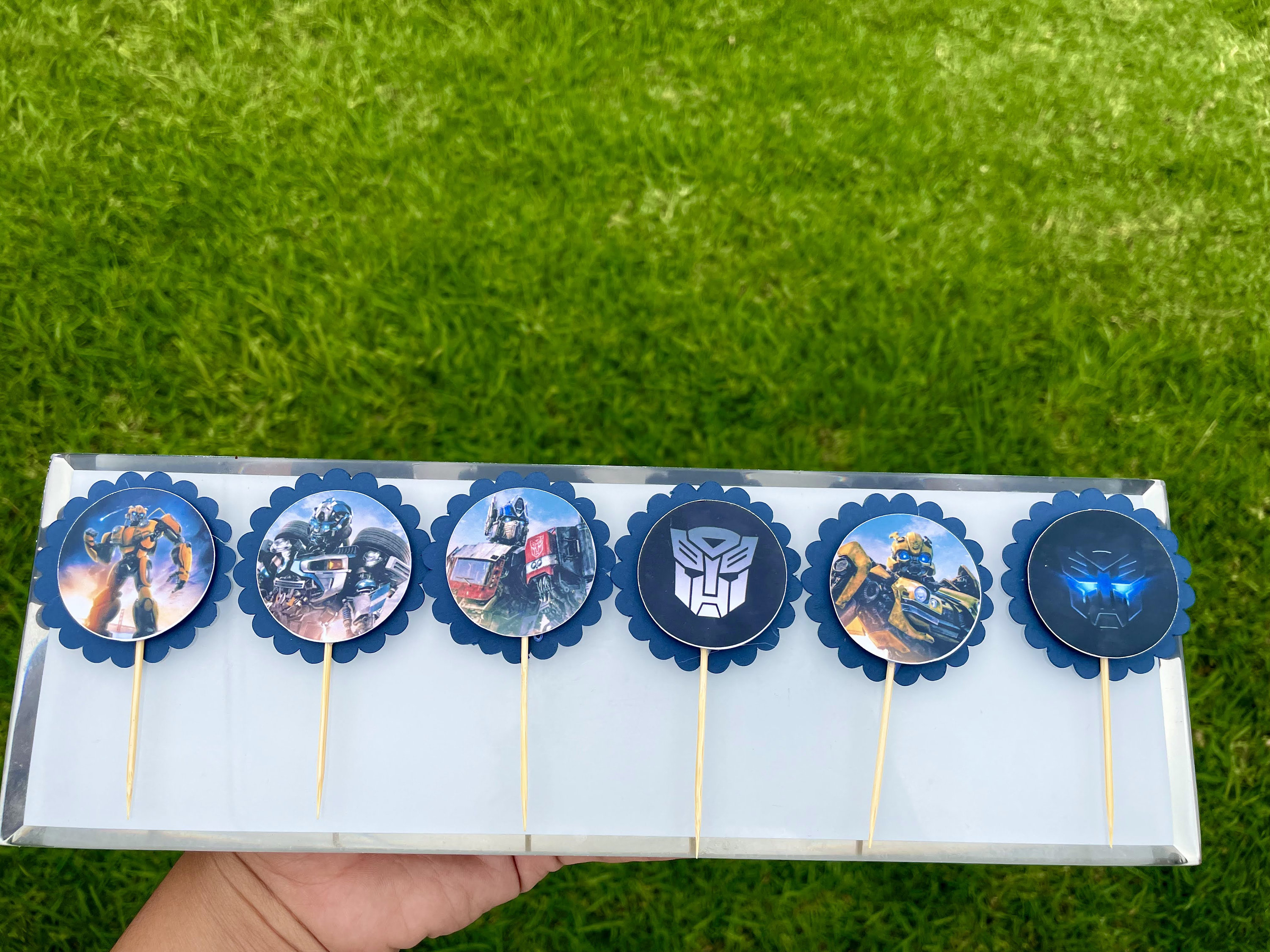 Transformer Cupcake Toppers: Birthday Party Favors, Set of 12 - Etsy