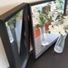 Spray Painted Matt Black Stag Minstrel Dressing Table Set With Triple ...