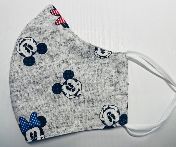 Mickey and Minnie Mouse Face Masks. Disney Face Masks. 2 | Etsy