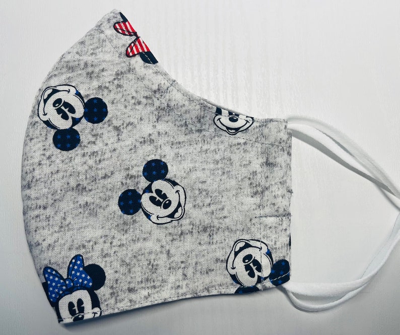 Mickey and Minnie Mouse Face Masks. Disney Face Masks. 2 | Etsy