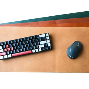 Genuine Leather Desk Blotter, Leather Desk MAT, Leather Writing Pad ...