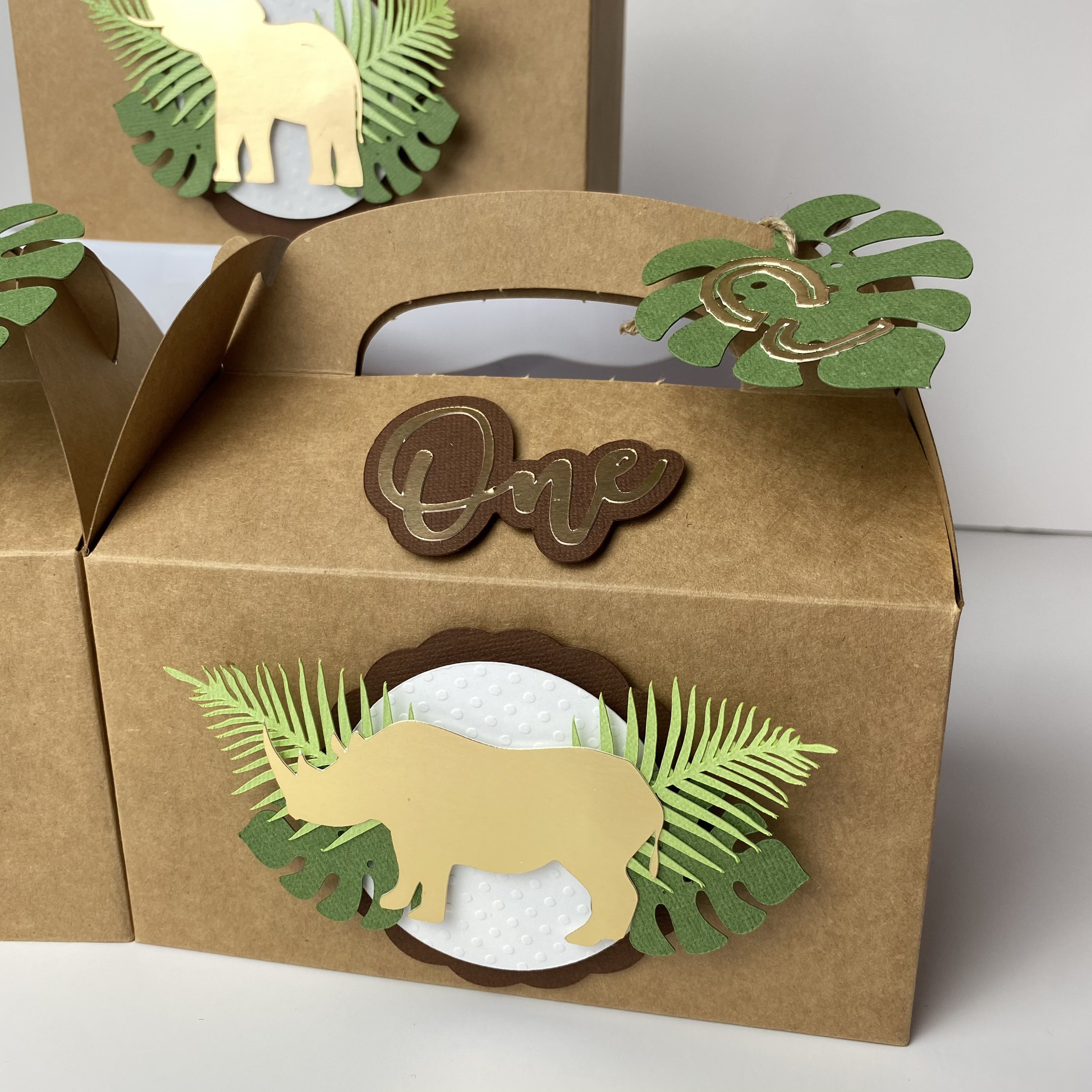 Safari Favor Box, Jungle Themed Party, Baby Safari Birthday, Safari ...