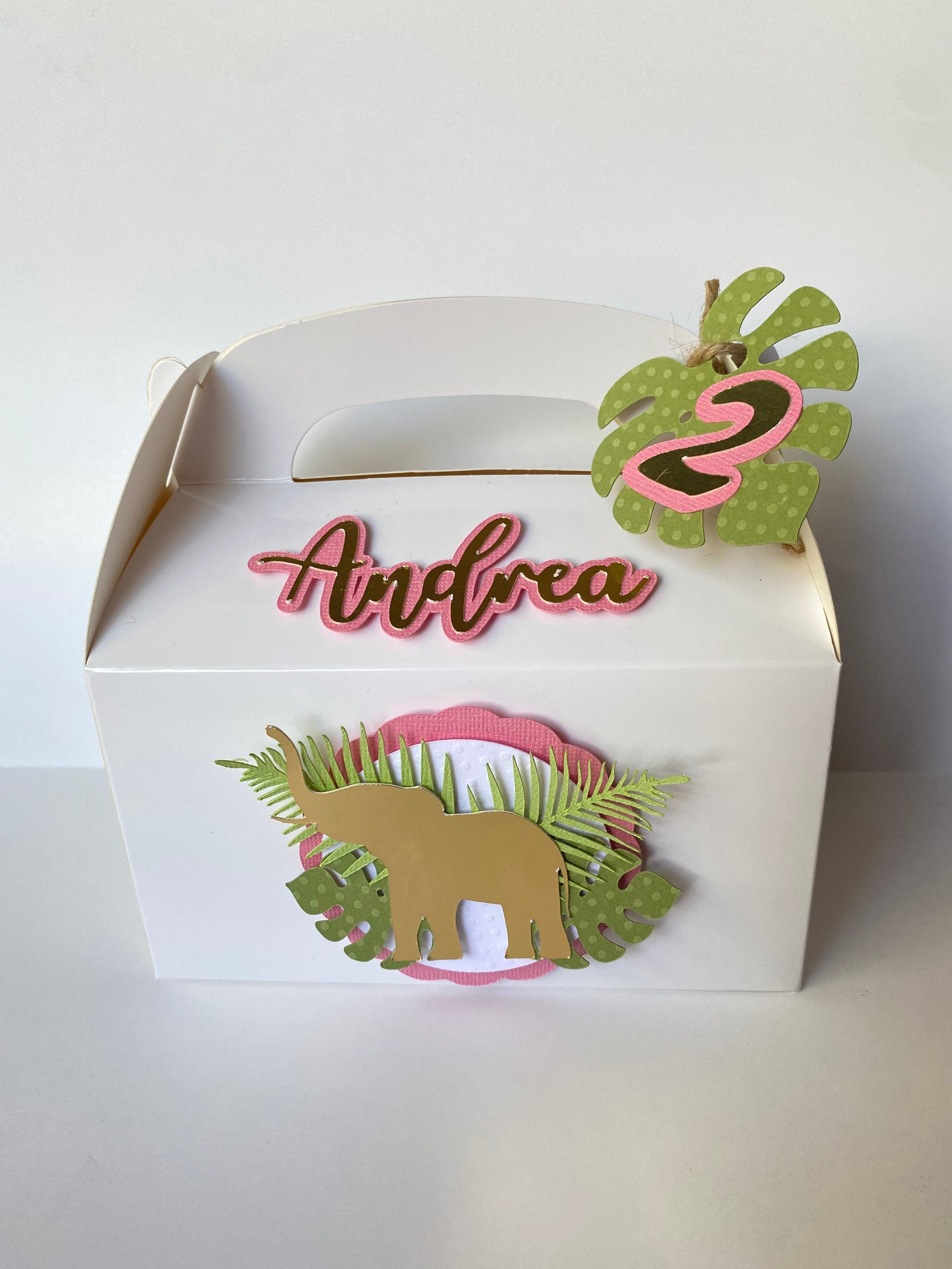 Safari Favor Box, Safari Them Gable Box, Jungle Themed Party, Baby ...