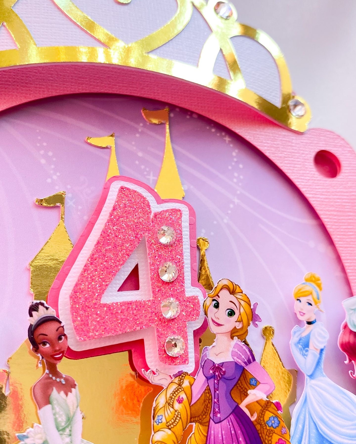Princess Cake Topper Disney Princess Cake Topper Belle Cake - Etsy
