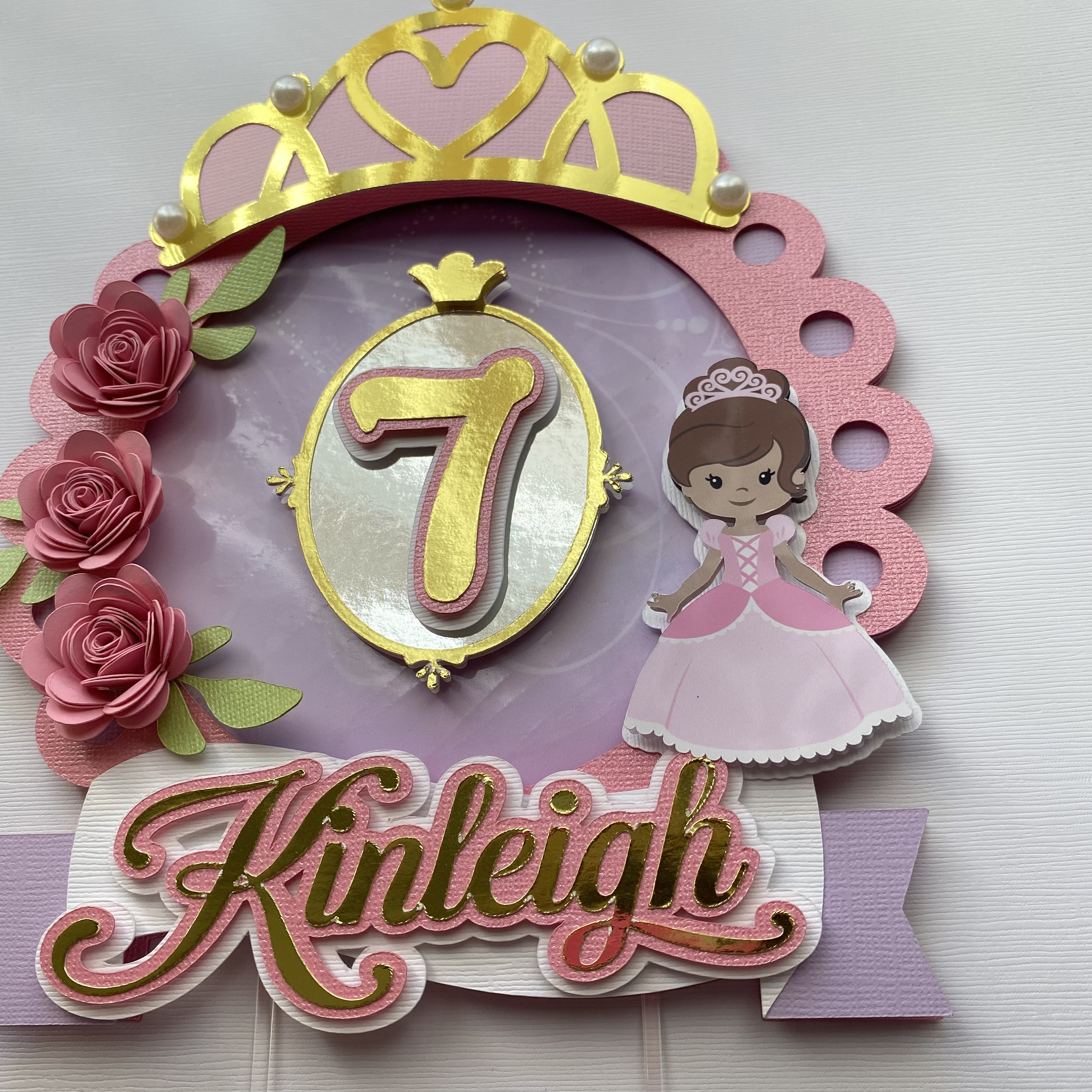 Princess Cake Topper Princess Party Decorations Princess - Etsy