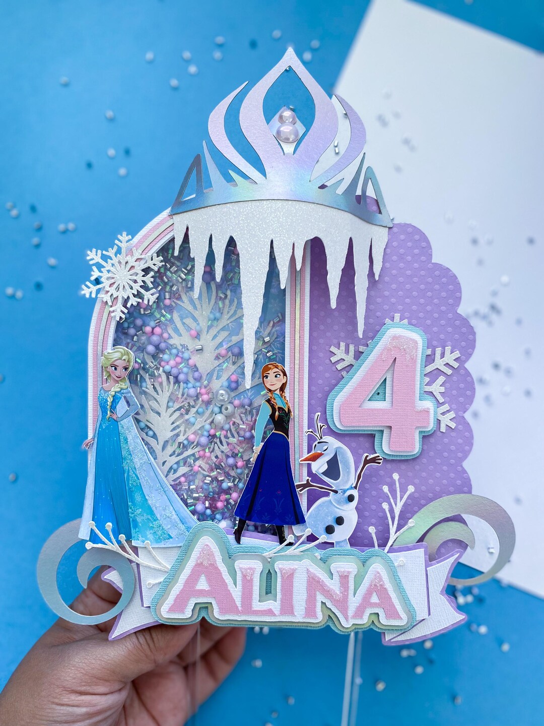 Frozen Cake Topper, Frozen Party Decorations, Frozen Party Supplies ...