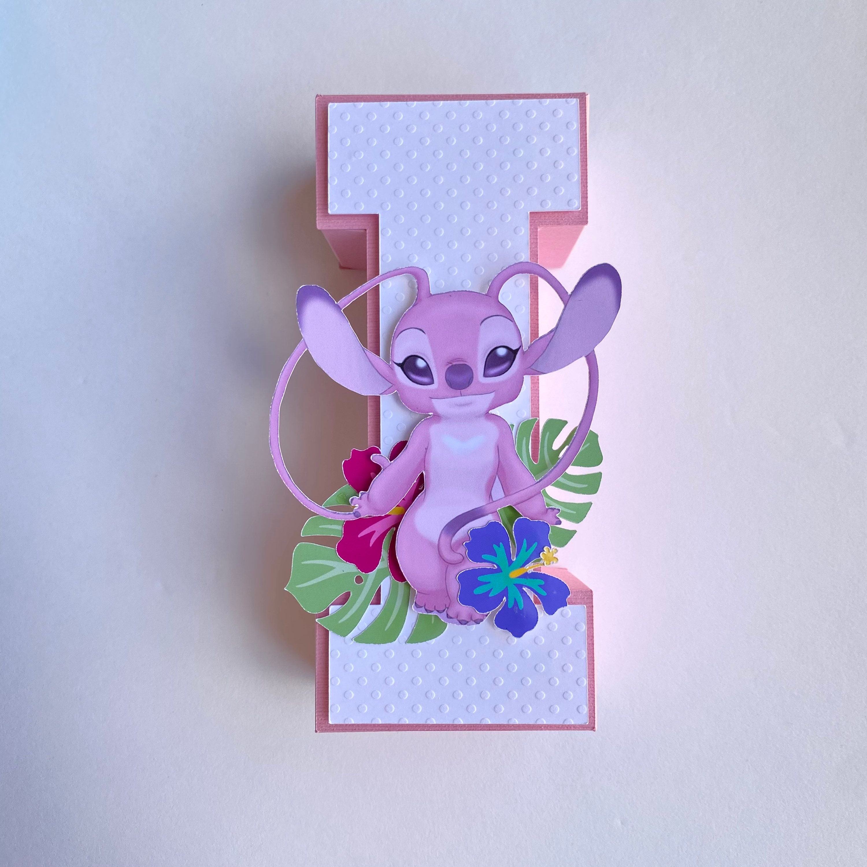 Angel & Stitch 3D Letters Stitch Party Decorations Stitch - Etsy