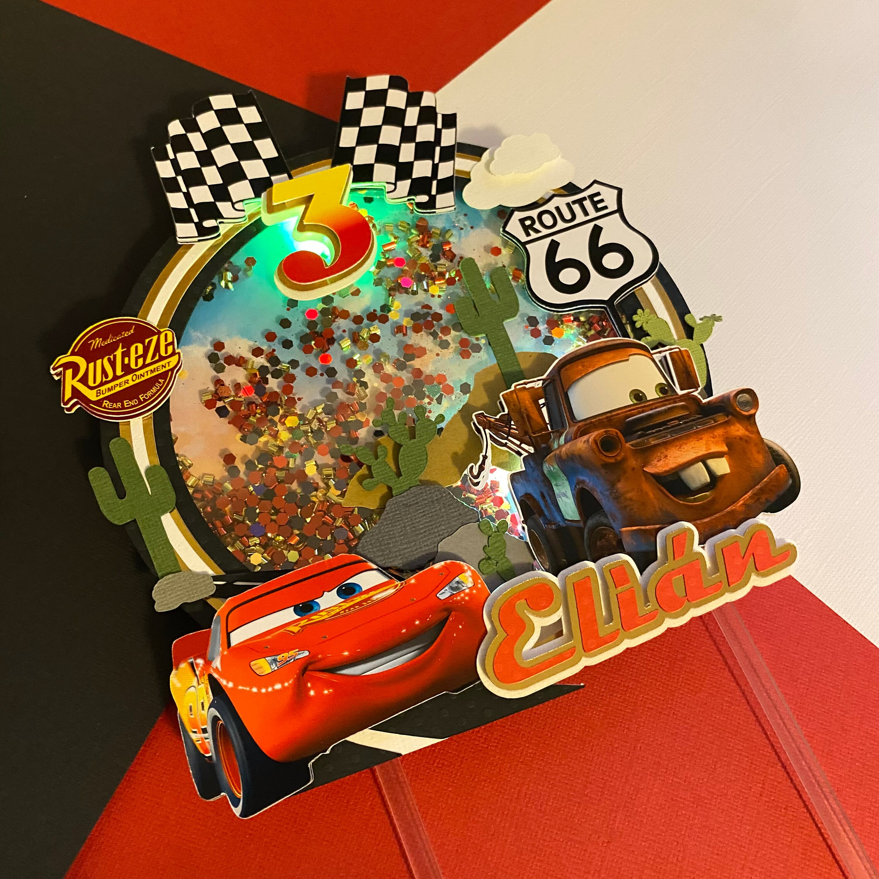 Lightning Mcqueen Cake Topper Lightning Mcqueen Party - Etsy