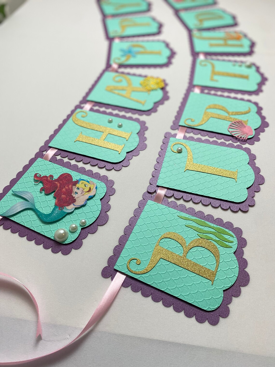 Mermaid Banner, Mermaid Party Decorations, Mermaid Party Supplies ...