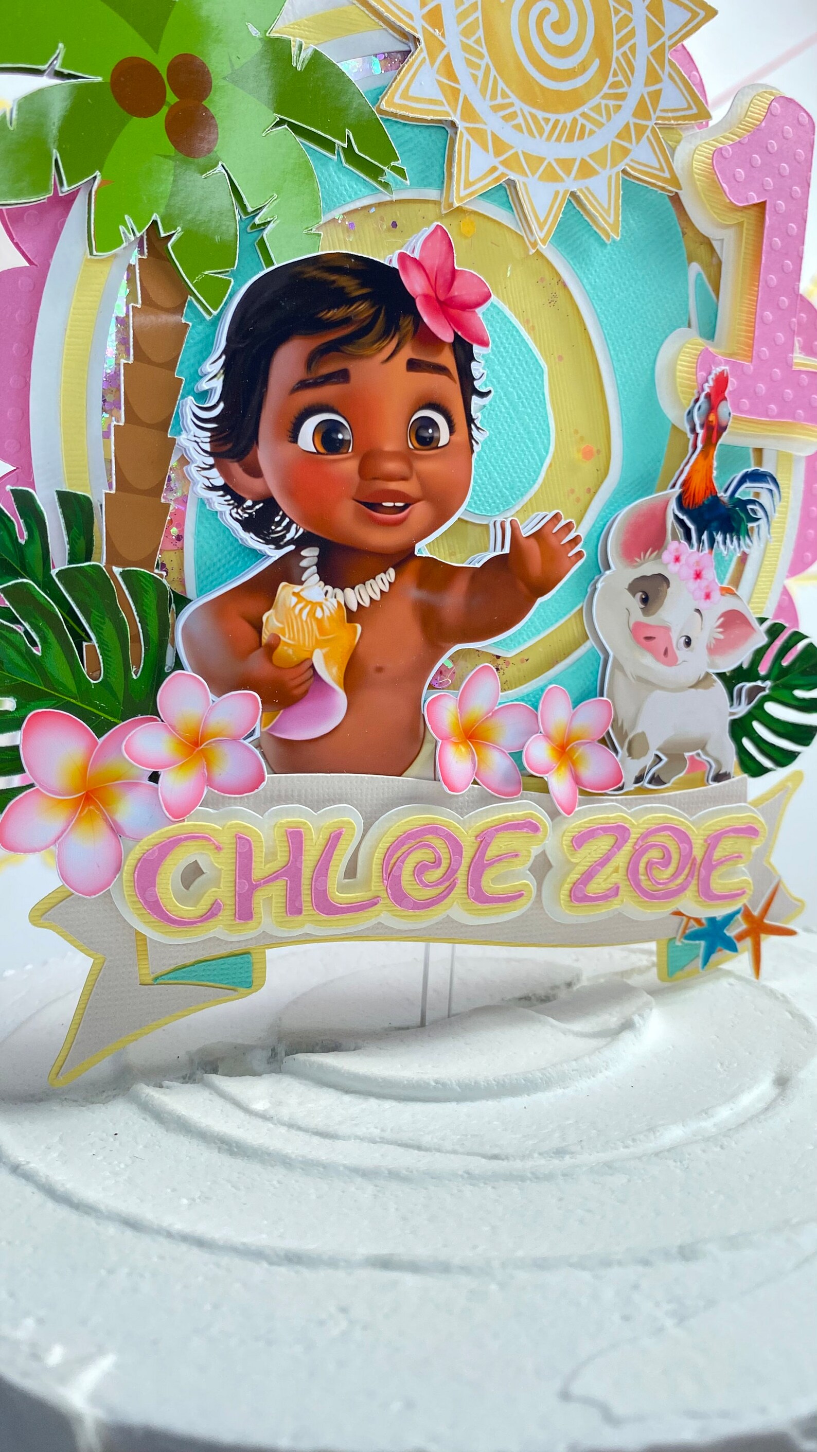 Moana Cake Topper, Moana Party Decorations, Moana Party Supplies, Moana ...