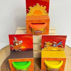 Lion King Play-doh Boxes, Play-doh Box Packs, Party Supplies, Party ...