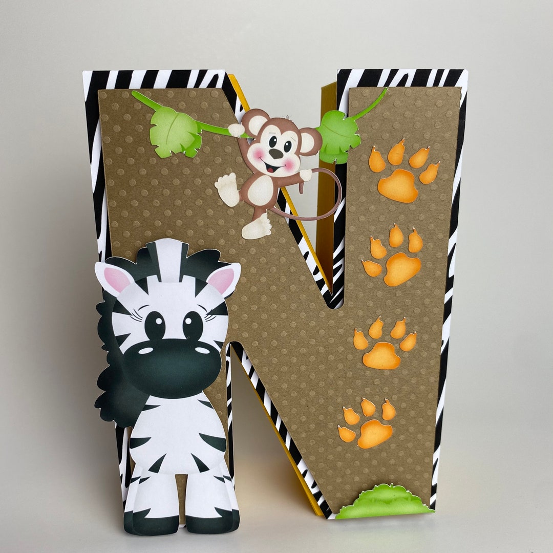 Safari Letters, Safari Birthday Party, Safari Party Decorations, Safari ...