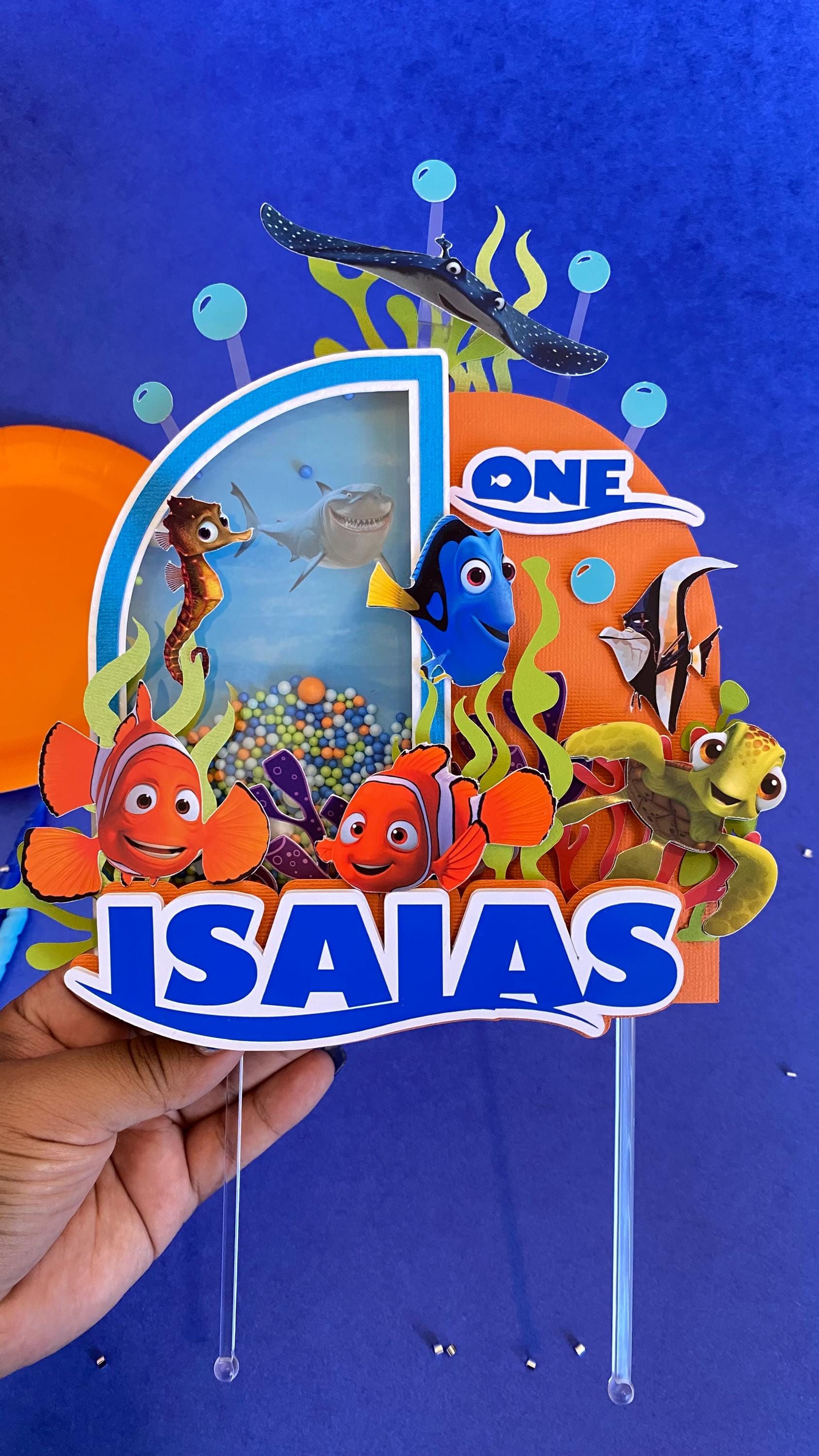 Finding Nemo Cake Topper, Nemo Party Decorations, Nemo Party Supplies ...