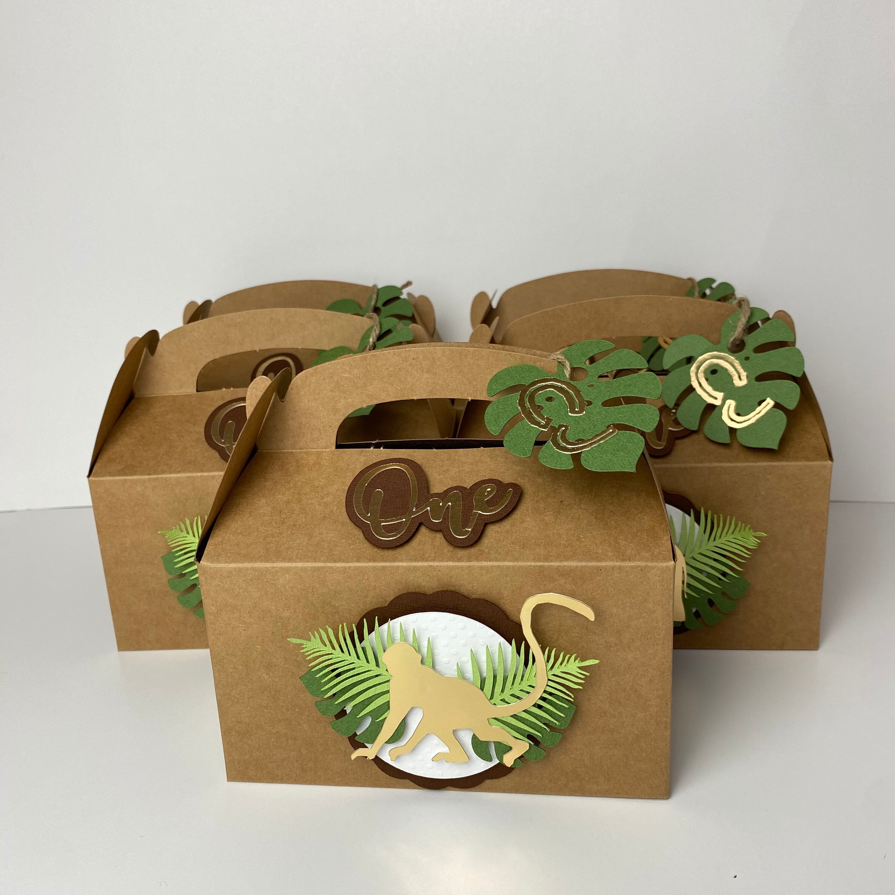 Safari Favor Box, Jungle Themed Party, Baby Safari Birthday, Safari ...