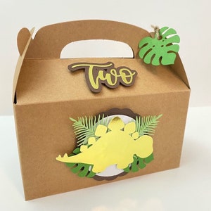 Dinosaur Favor Box, Dinosaur Themed Party, Dinosaur Birthday, Dinosaur ...