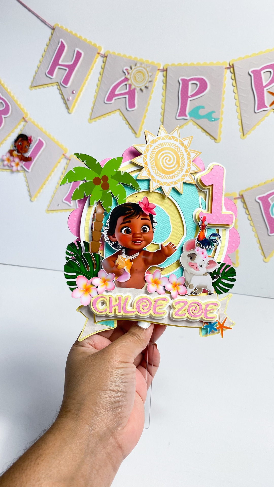 Moana Cake Topper, Moana Birthday Party, Moana Theme, Moana Party ...