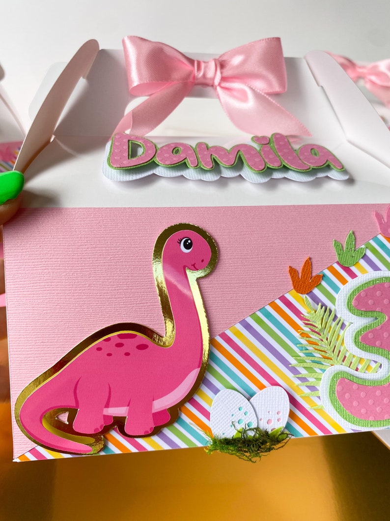 Dinosaur Favor Box, Dinosaur Themed Party, Dinosaur Birthday, Dinosaur ...