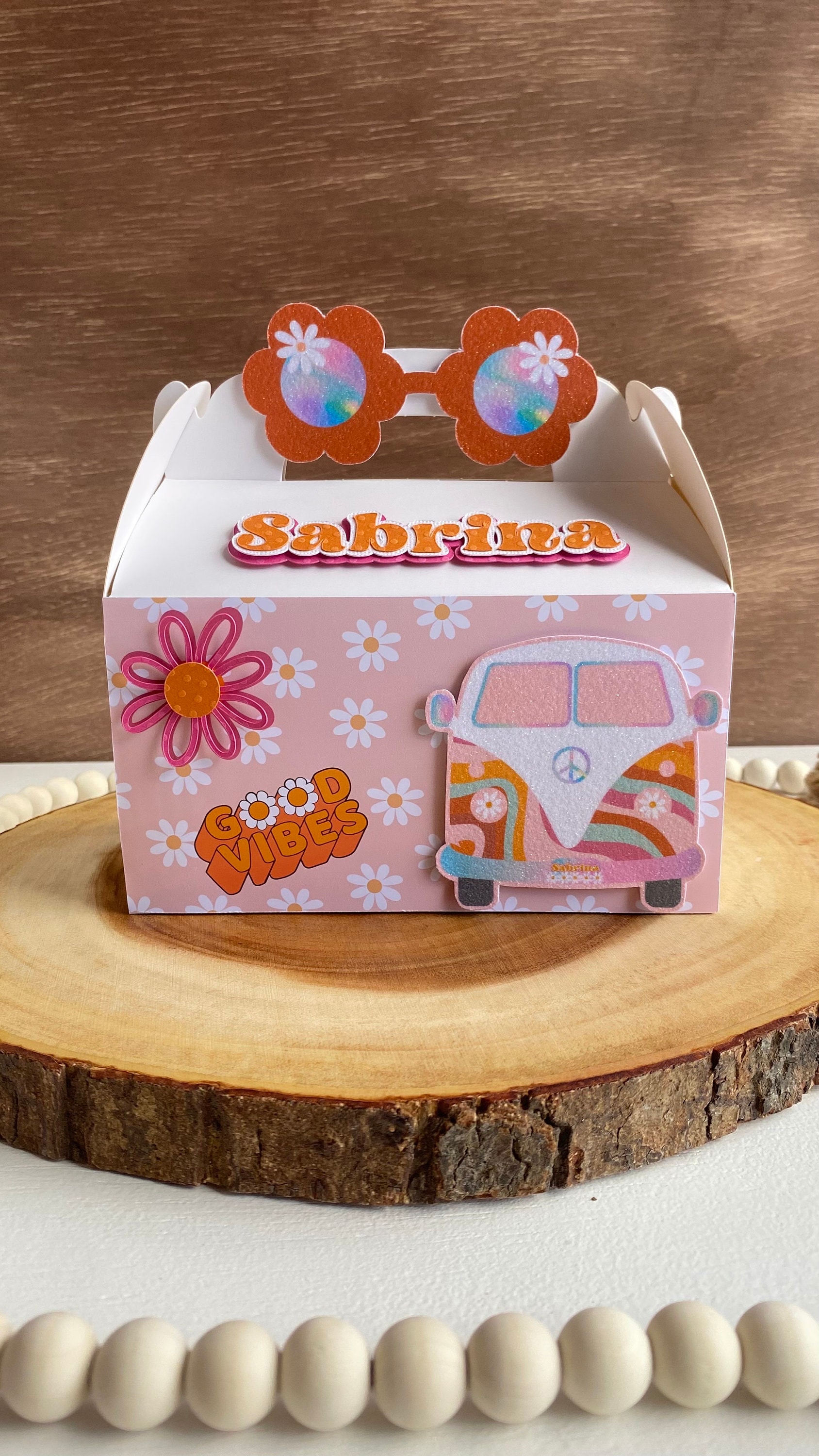 Groovy Favor Box, Birtbhay Party, Party Hippie, Retro Van, Groovy Boxes ...