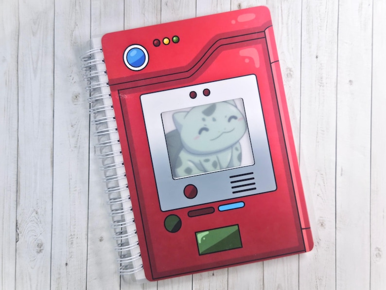Pocket Monster Collection Device Sticker Book - Etsy