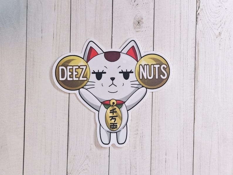 Deez Nuts Turbo Granny Sticker - Etsy