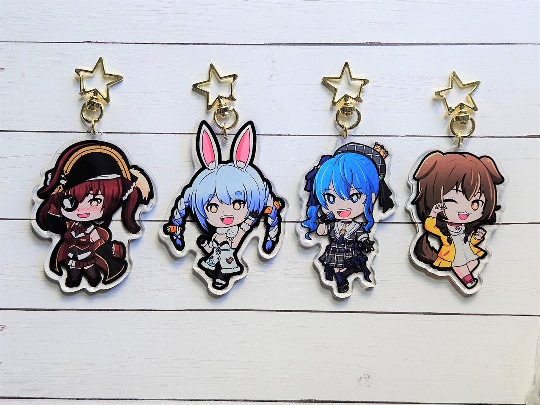 Vtuber Holojp 3inch Acrylic Keychain Charms - Etsy