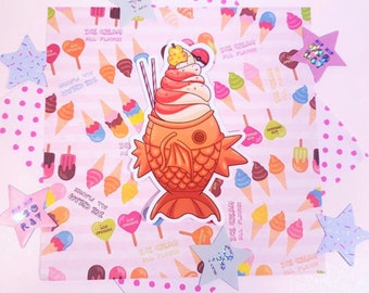 Magikarp-taiyaki Sticker - Etsy