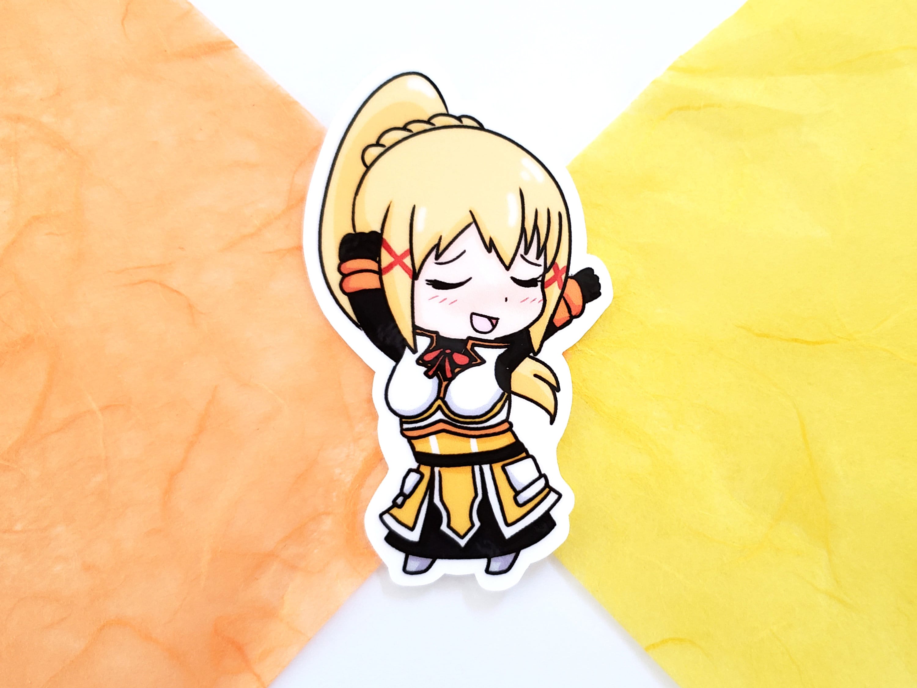 Konosuba Dance Laminated Stickers - Etsy