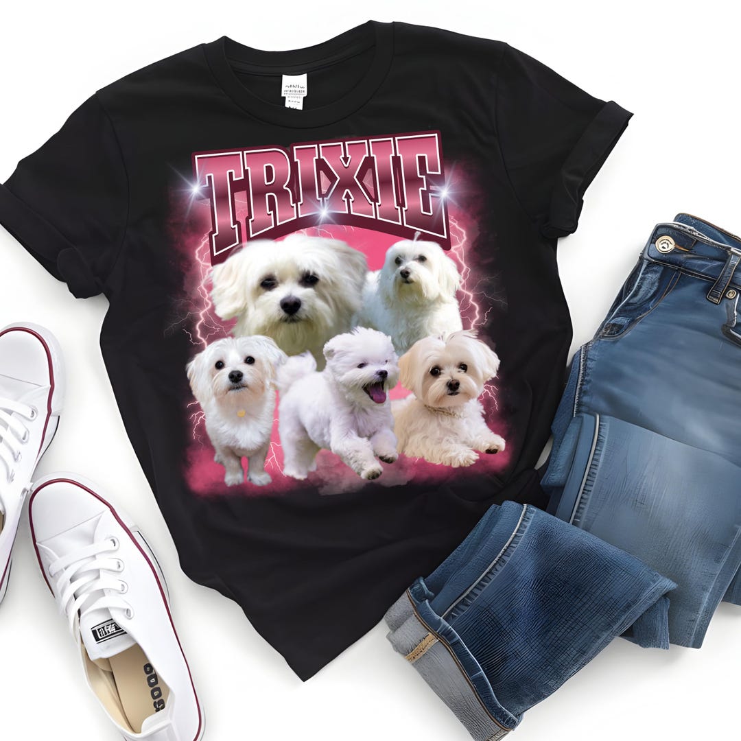 Custom Photo Shirt, Personalized Dog Shirt, Dog Mom Shirt, Pet Lover ...