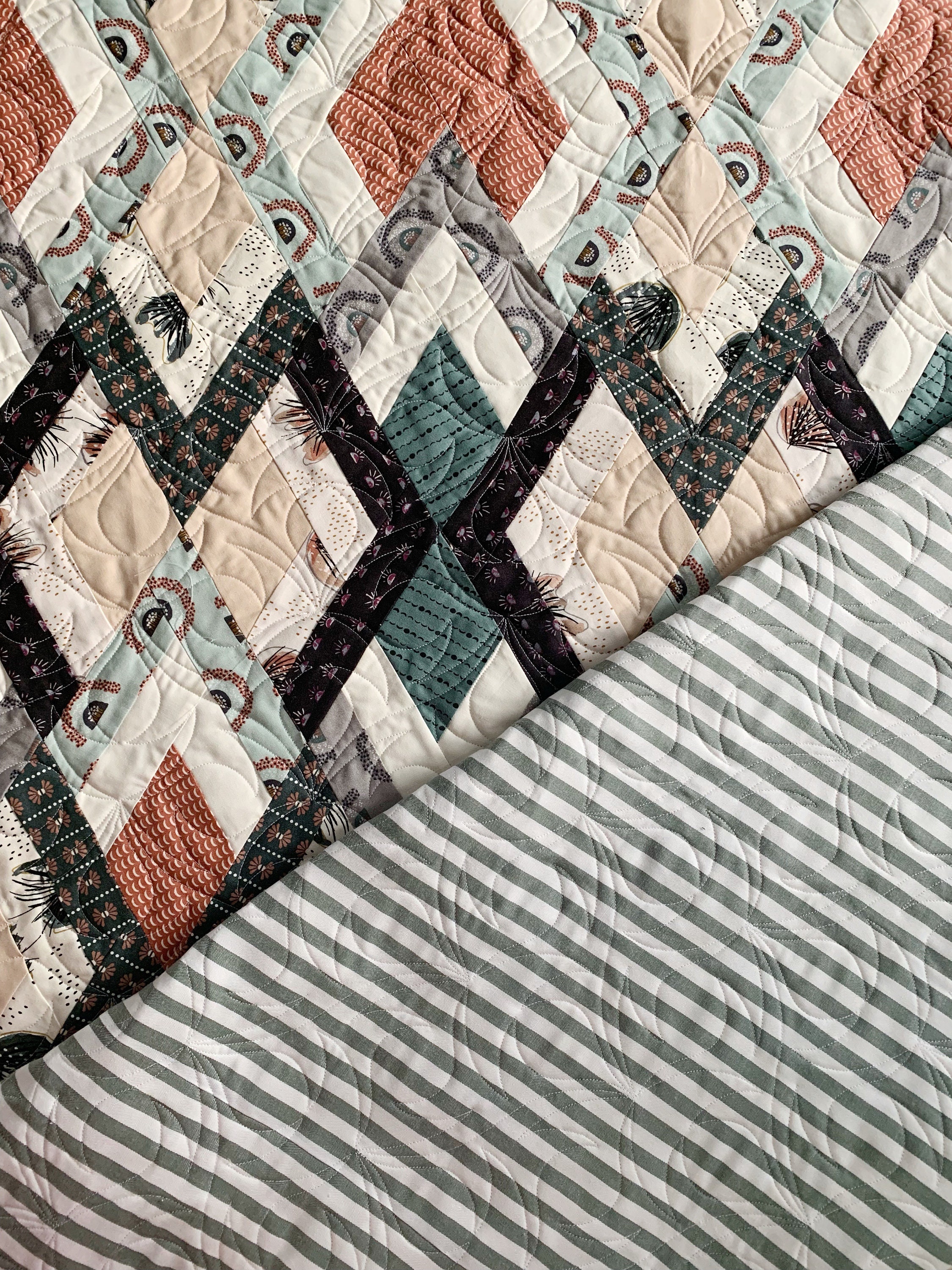 Shadow Diamond Quilt Pattern - Etsy