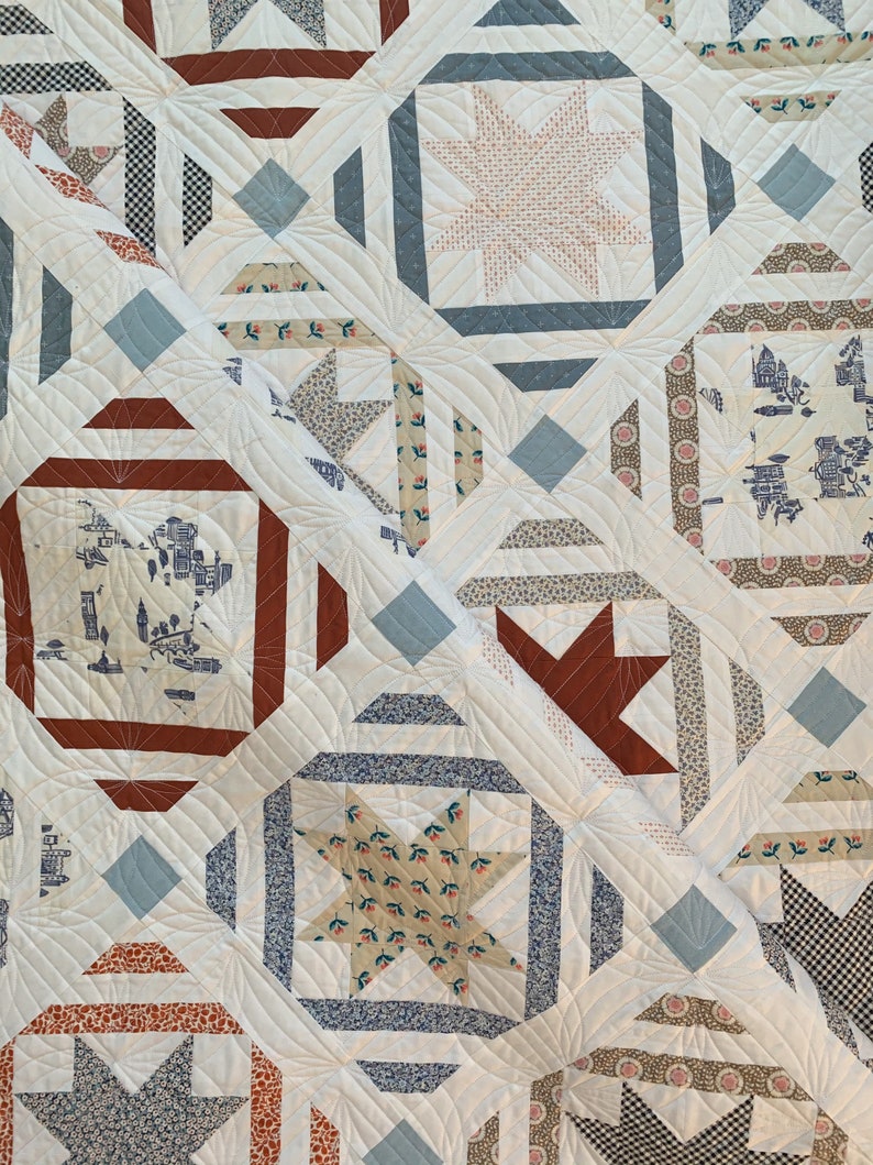 Betsy's Glory Quilt Pattern | Etsy