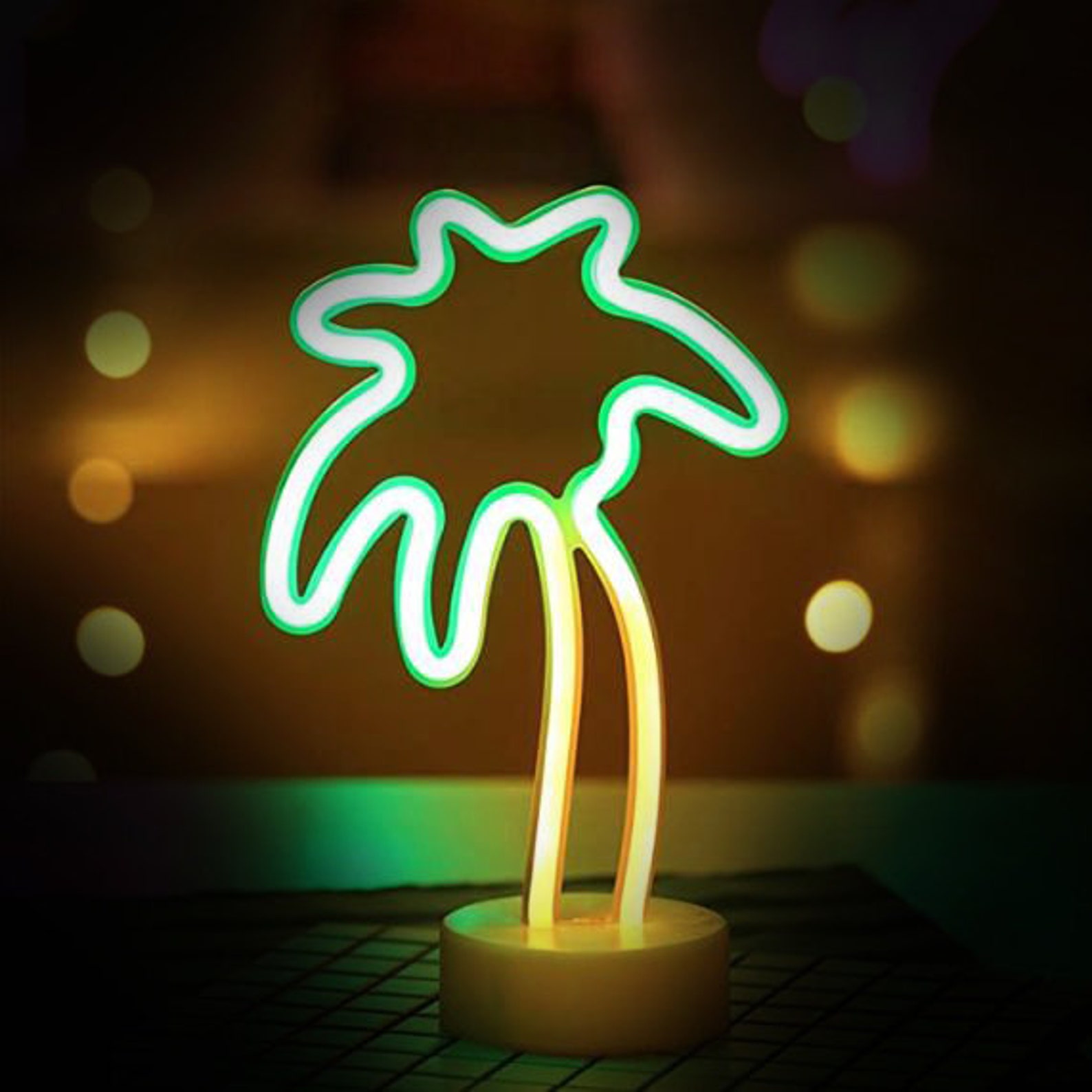 Led Neon Sign Palm Tree Neon Led SignPalm Tree Neon Light | Etsy