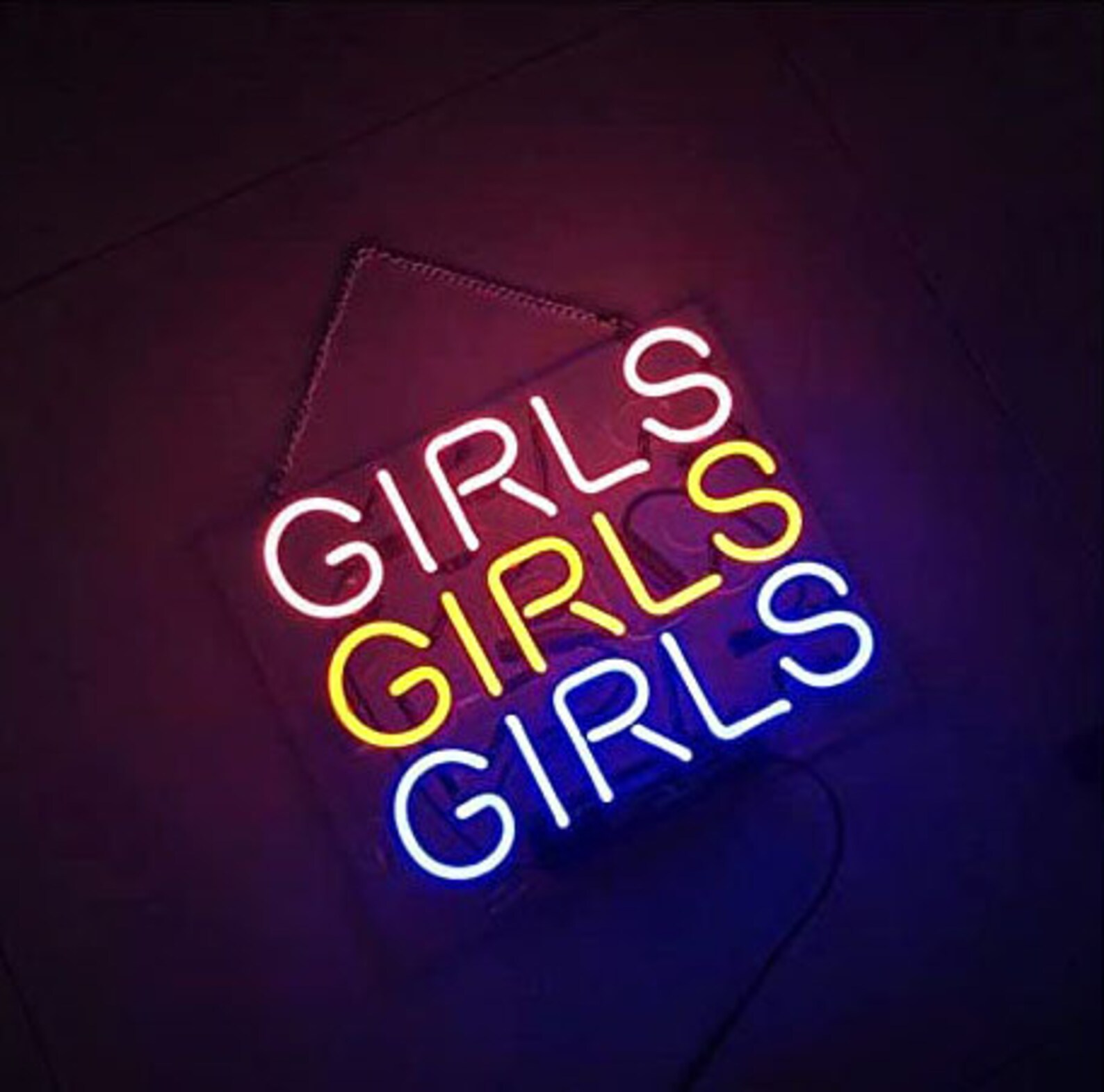 Led Neon Sign Girls Neon Led Sign Girls Neon Wall Light | Etsy