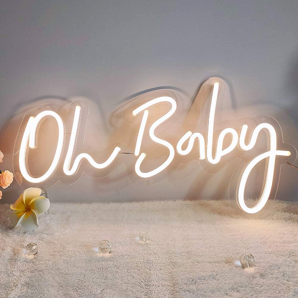 Oh Baby Led Neon Sign Oh Baby Neon Led Sign Neon Wall Light | Etsy