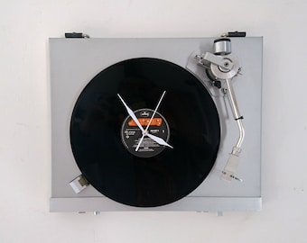 Turntable Wall Clock - Etsy