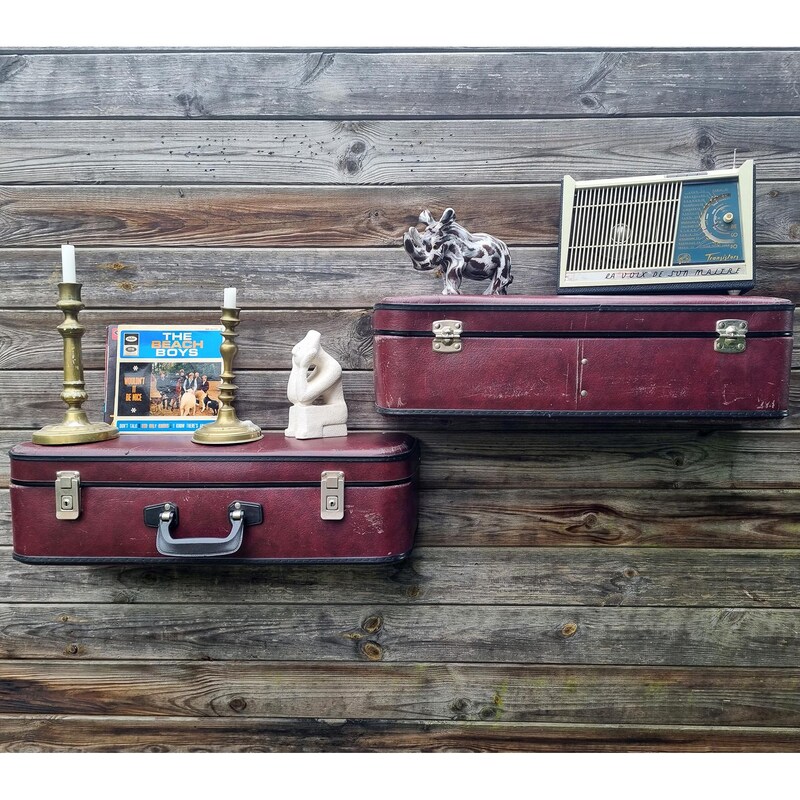 Suitcase Shelves - Etsy