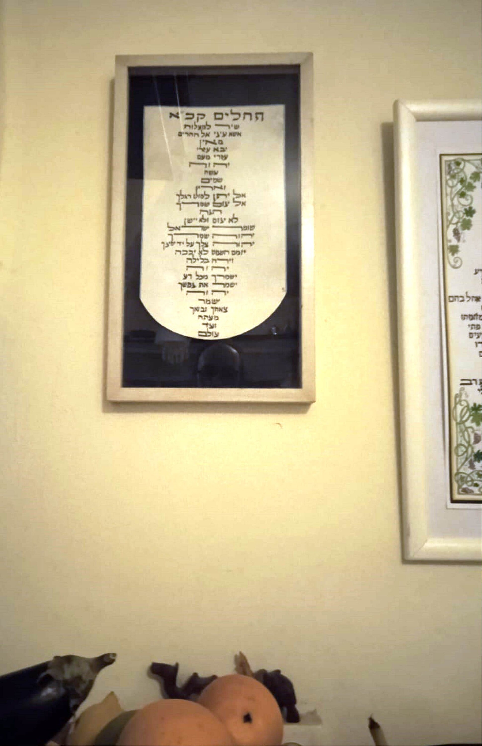 Tehillim Psalms Chapter 121 Tanakh Handmade Hebrew Calligraphy - Etsy