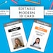 Editable Modern Teacher ID Card Template Printable Identification Cards ...