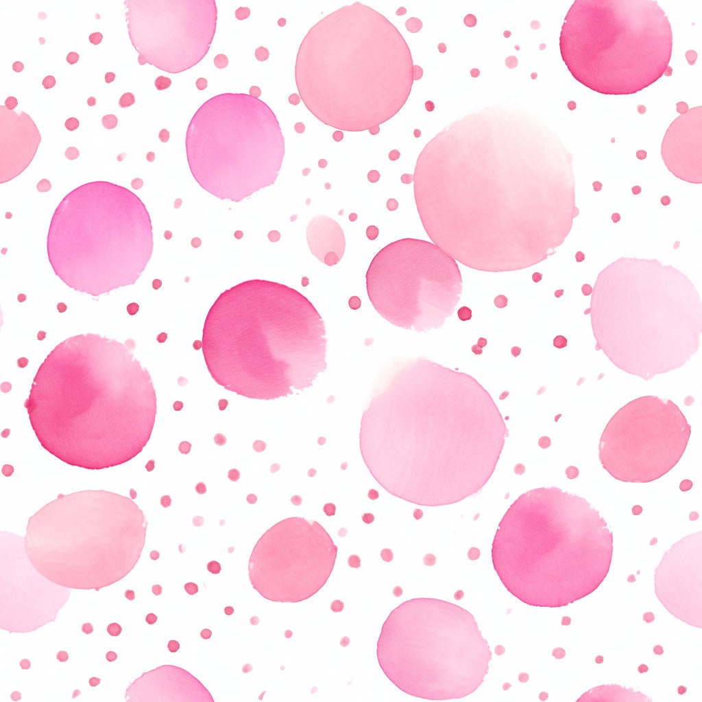 Watercolor Dots Digital Papers Seamless Paper Watercolor Dots ...