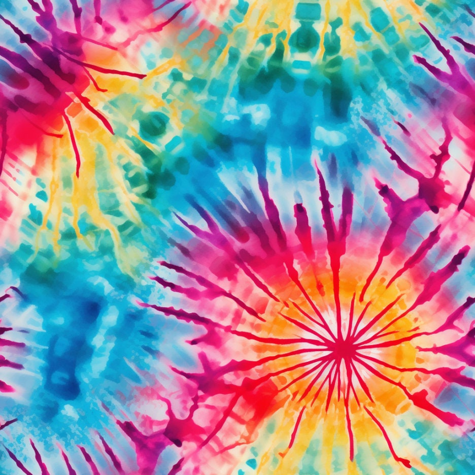 Tie Dye Digital Papers Vol 1 - Scrapbook Paper - Seamless - Digital ...