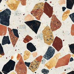 Terrazzo Digital Papers - Scrapbook Papers - Seamless Patterns ...