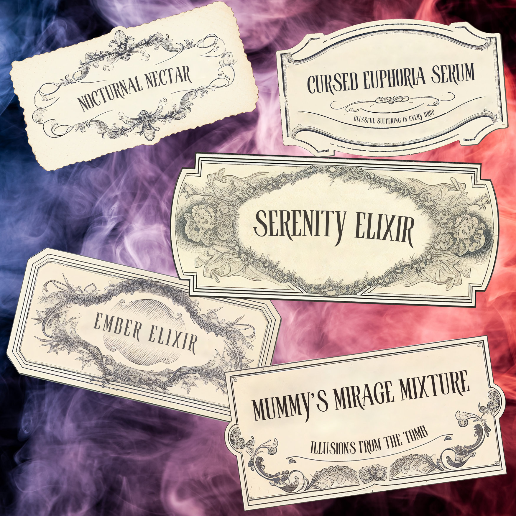 Editable Minimal Apothecary Labels - Printable Apothecary Bottle Labels ...