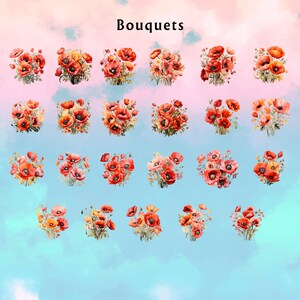 Poppy Birth Flower Clipart - Birth Flower Poppy Clipart - Poppies ...