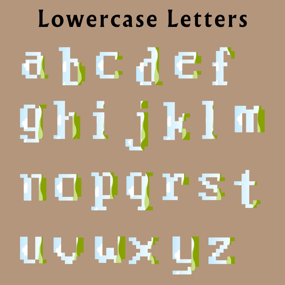 Retro Computer Terminal Letters Canva Frames - Canva Frame Letters ...