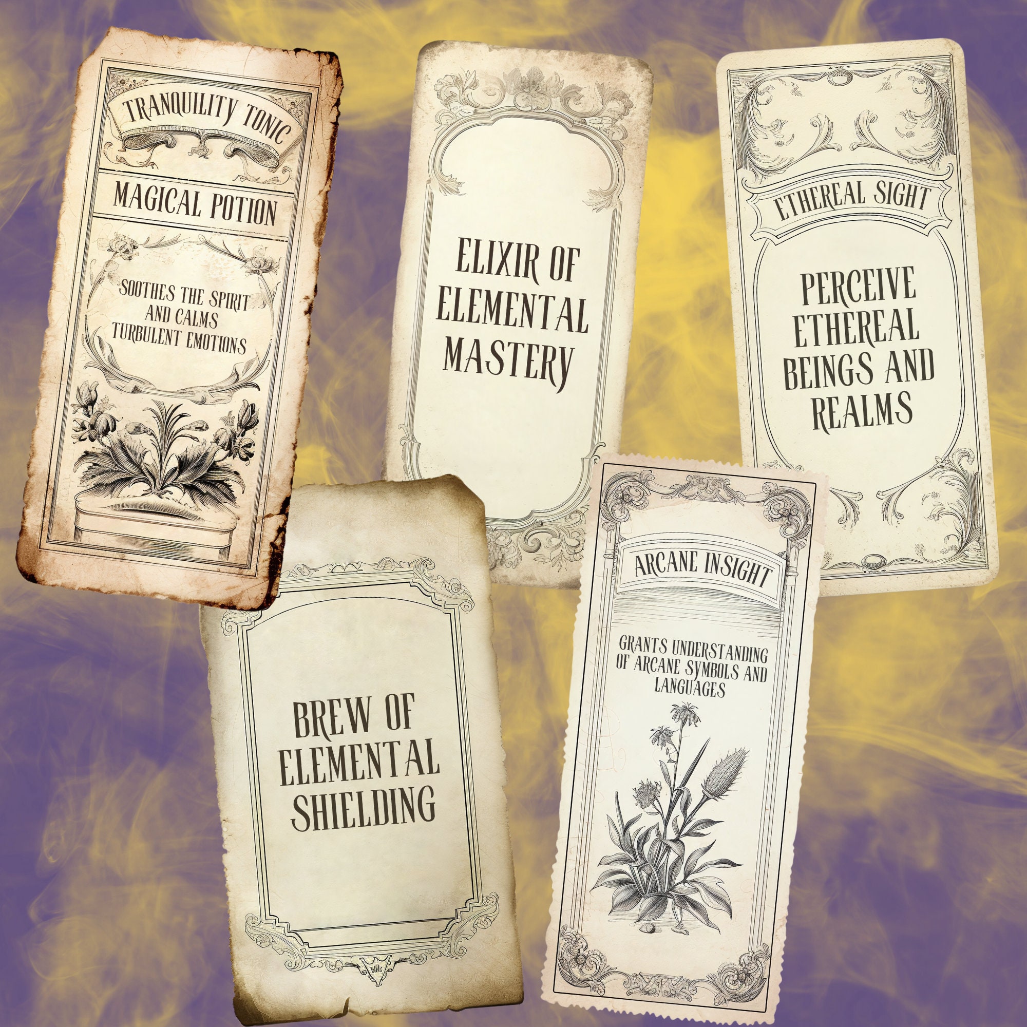 Editable Tall Vintage Apothecary Labels - Printable Apothecary Bottle ...