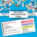 Editable Prescription Label Template - Printable Editable Horizontal RX ...