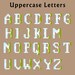 Retro Computer Terminal Letters Canva Frames - Canva Frame Letters ...