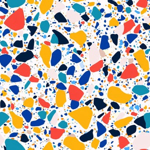 Terrazzo Digital Papers - Scrapbook Papers - Seamless Patterns ...