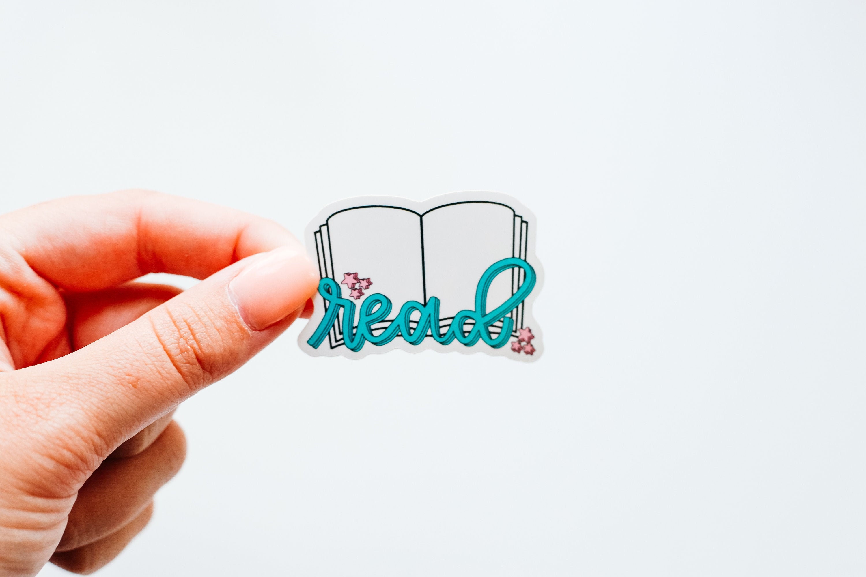 Read Sticker | Etsy