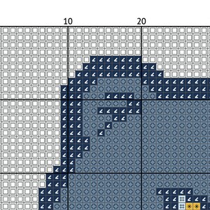 Grizz | Memphis Grizzlies Digital Needlepoint Stitch Chart | 18 Mesh - Etsy