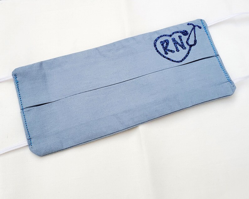 RN Nurse Face Mask, Protective Double Layer, Customizable Face Mask ...